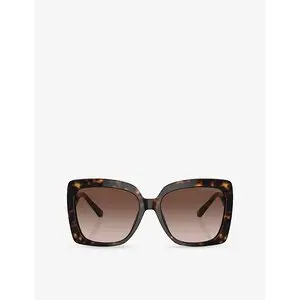 Michael Kors Butterfly-frame Acetate Sunglasses - Brown