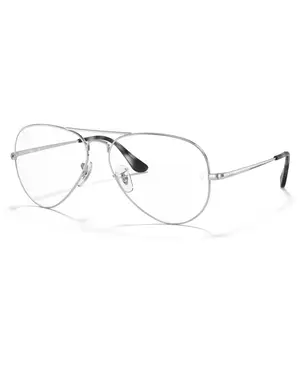 Ray-ban Aviator Optics Eyeglasses - Silver