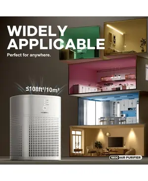 HEATDAZ Chivalz Hepa Air Purifier With Essential Oil Diffuser For Home Bedroom