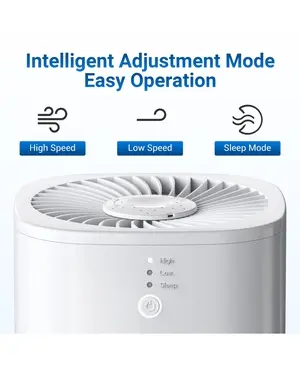 HEATDAZ Chivalz Hepa Air Purifier With Essential Oil Diffuser For Home Bedroom
