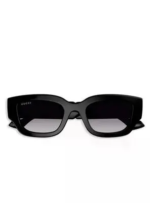 Gucci Interlocking G-logo Sunglasses - Black