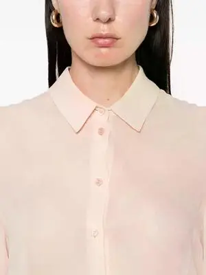 Fendi Embroidered Georgette Shirt