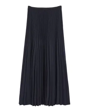 Jenni Kayne Pleated Maxi Skirt - Navy