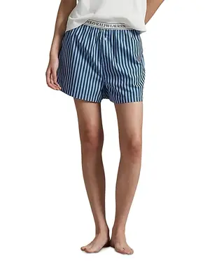 Polo Ralph Lauren Striped Boxer Shorts - Chambray Blue