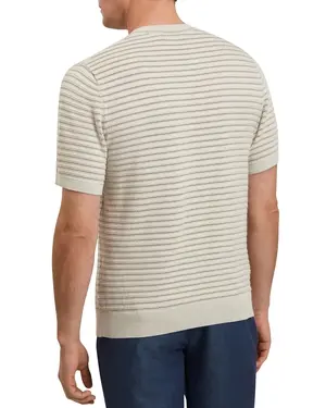 Ted Baker London Lain Textured Striped Tee