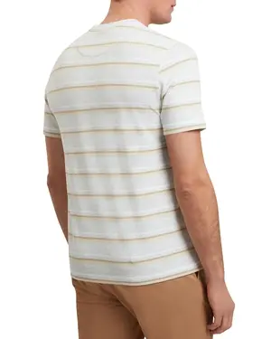 Ted Baker London Gorano Textured Striped Tee - Ecru
