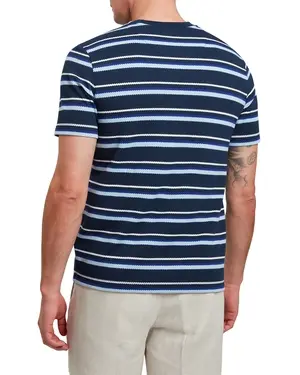 Ted Baker London Gorano Textured Striped Tee