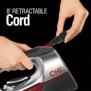 CHI Electronic Clothing Iron With Retractable Cord