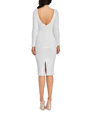 Dress The Population Emery Dress - White Multi