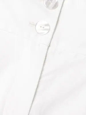 Loretta Caponi Rocchetta Cotton-poplin Shorts