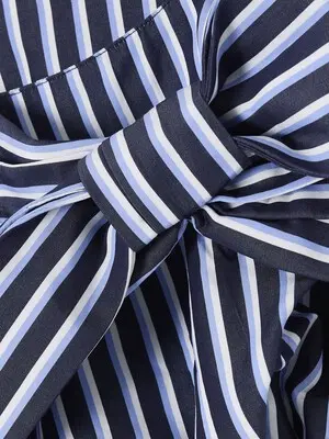 Rabanne Striped Cotton-poplin Shorts