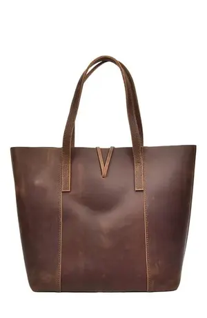 STEEL HORSE LEATHER Handcrafted Leather Tote Bag