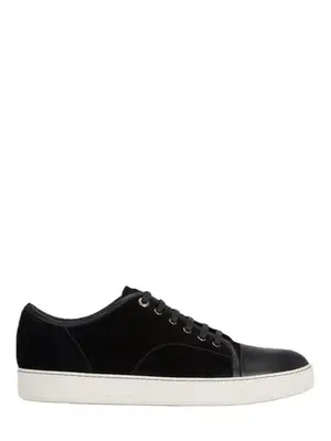Lanvin Contrast Stitching Sneakers For Men