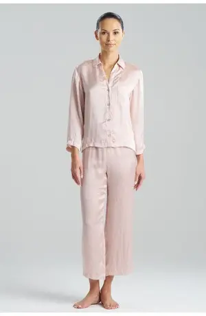 Natori Ashley Icon Notch Pj Set - Shell Pink