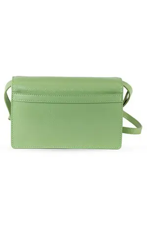 Sam Edelman Loraine Leather Box Crossbody Bag - Sage