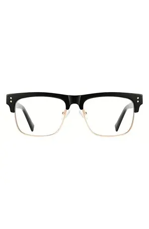 FIFTH & NINTH Chaplin Blue Light Blocking Glasses - Black/ Gold