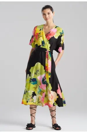 Natori V Neck Day Dresses