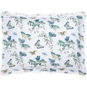 MATOUK Baudin Butterfly Sham - Prussian Blue