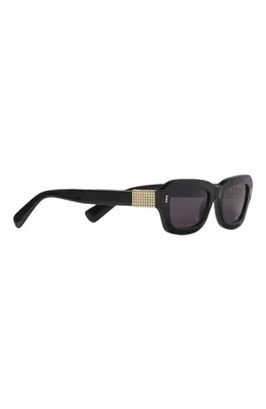 LANVIN Concerto Rectangle Sunglasses - Black