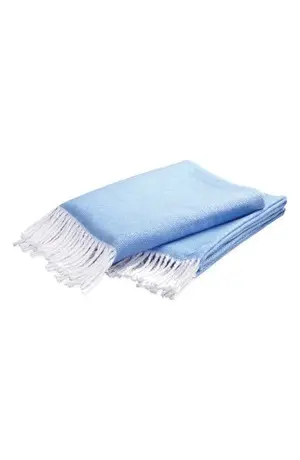 MATOUK Pezzo Throw Blanket - Azure