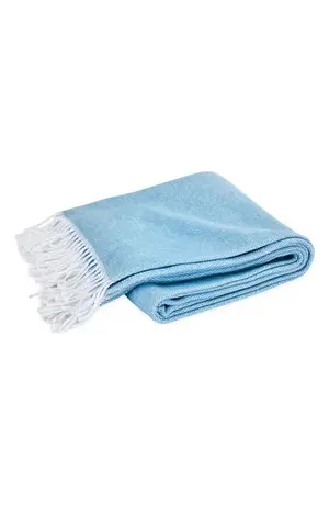 MATOUK Pezzo Throw Blanket Cerulean