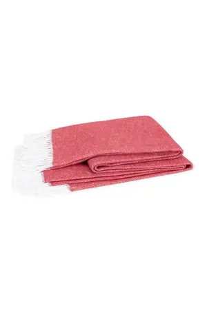MATOUK Pezzo Throw Blanket Redberry