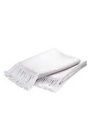 MATOUK Pezzo Throw Blanket - Silver