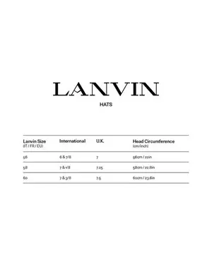 LANVIN Cotton Cap - Beige