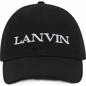 LANVIN Cotton Cap - Black