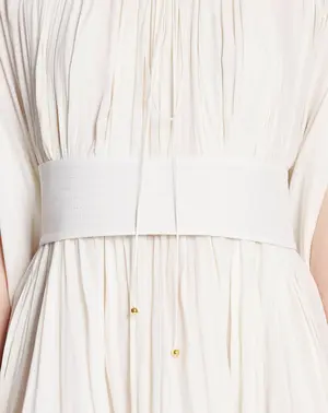 LANVIN Short Charmeuse Dress - Off White