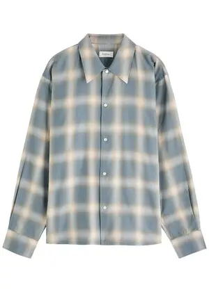 SECOND / LAYER Relaxed Long Sleeve Cotton-blend Shirt