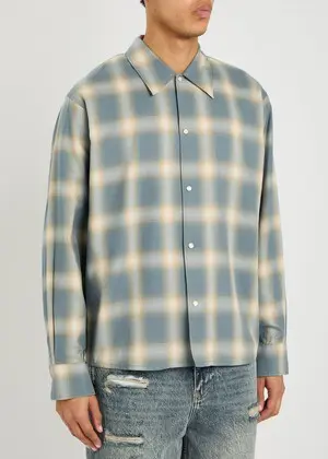 SECOND / LAYER Relaxed Long Sleeve Cotton-blend Shirt