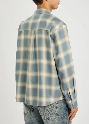 SECOND / LAYER Relaxed Long Sleeve Cotton-blend Shirt