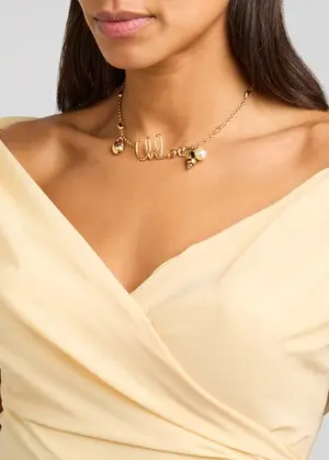 Chloé Shells Logo Necklace