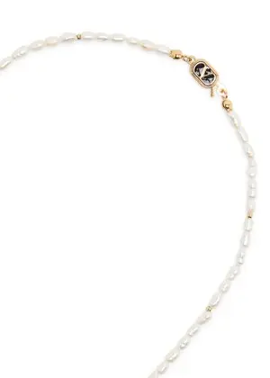 Valentino Garavani Natural Pearl Necklace - Silver