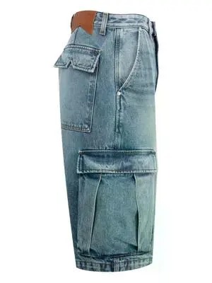 Rhude Denim Cargo Shorts