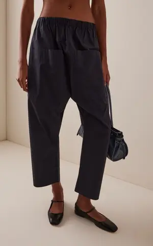 Roucha Pape Poplin Cropped Pants