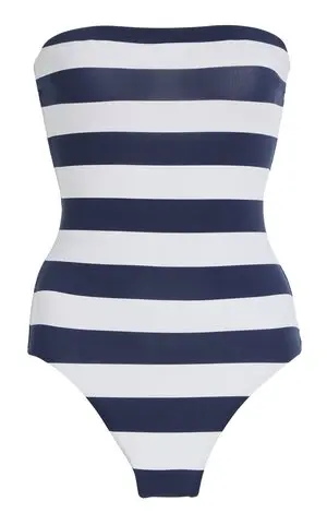 Striped One Piece Swimsuits