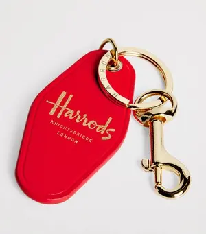Harrods Leather Wine Cellar Keyring
