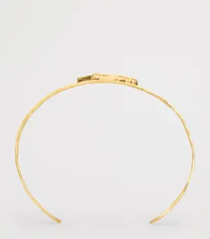 Saint Laurent Cassandre Cuff Bracelet