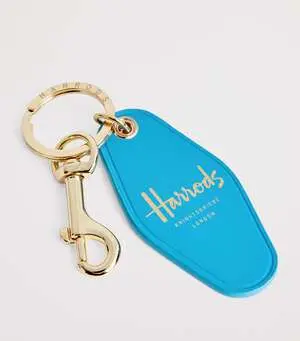 Harrods Leather Keyring