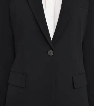 Theory Admiral Crepe Staple Blazer - Black
