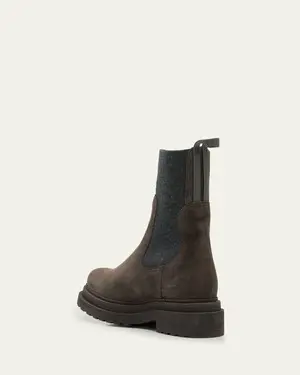Brunello Cucinelli Suede Chelsea Boots