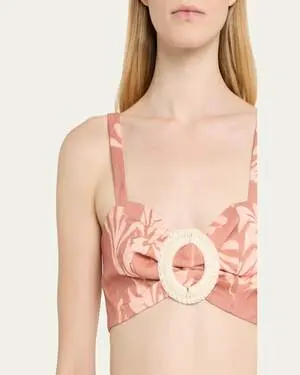 PatBO Artichoke Bralette Top