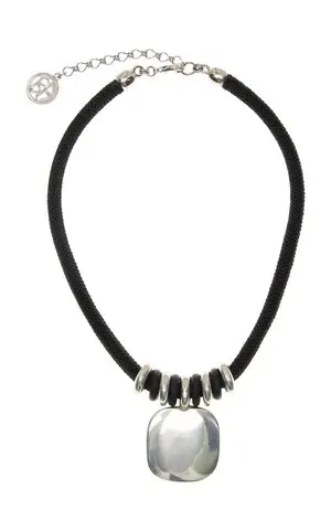 BEN-AMUN Ben-Amun Silver-Tone Necklace Black