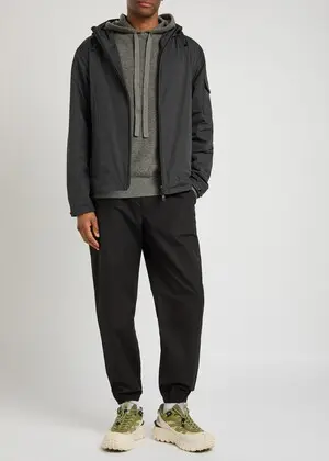 Moncler Sassiere Hooded Nylon Jacket - Black
