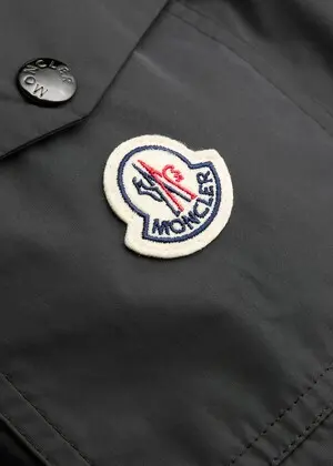Moncler Sassiere Hooded Nylon Jacket - Black