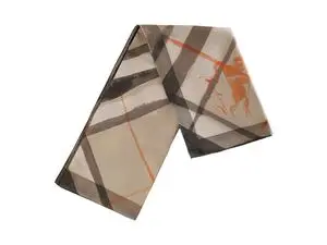 Burberry Check Print Scarf - Birch