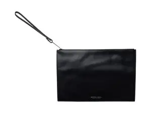 Bottega Veneta Leather Pouch - Black