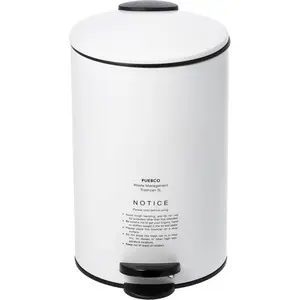 PUEBCO Trash Can - White